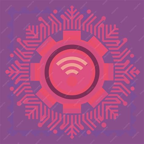 Technology Concept Flat Vector Style Illustration Featuring Firmware Design Elements Premium