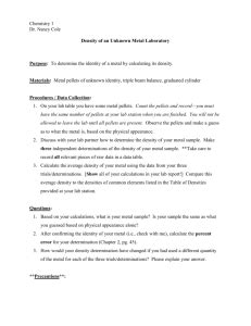 Example Abstract For The Density Lab