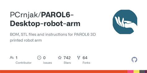 Actions · Pcrnjakparol6 Desktop Robot Arm · Github