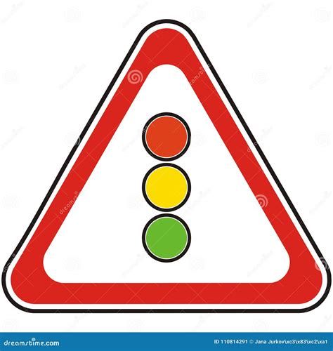 traffic sign road sign semaphore vector icon stock vector illustration of contour careful