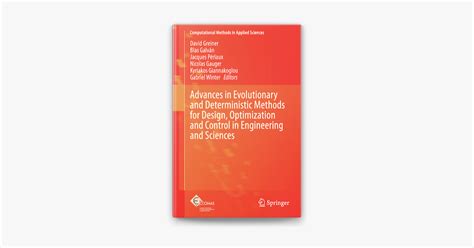 ‎advances In Evolutionary And Deterministic Methods For Design Optimization And Control In