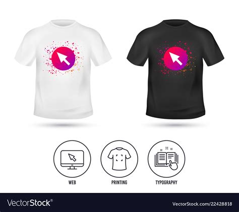 Mouse Cursor Sign Icon Pointer Symbol Royalty Free Vector