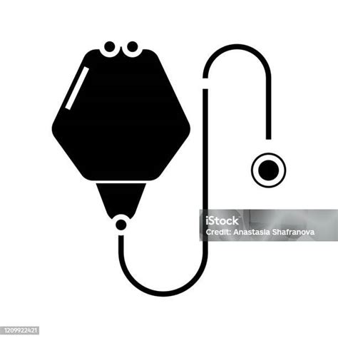 병원 도구 검은 색 아이콘 개념 그림 벡터 평면 기호 글리프 기호 개념에 대한 스톡 벡터 아트 및 기타 이미지 개념 건강 진단 건강관리와 의술 Istock