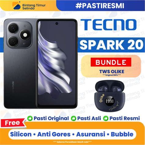 Jual Tecno Spark Gb Garansi Resmi Tecno Indonesia White Di Seller Bintang Timur