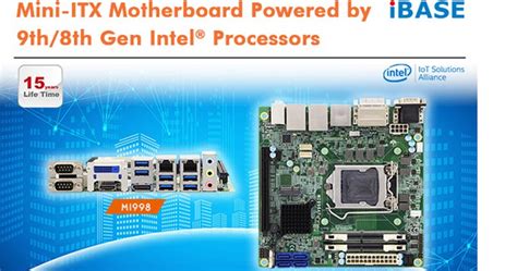 Mini ITX Motherboard Powered By 9th 8th Gen Intel Processors Digital Signage Today