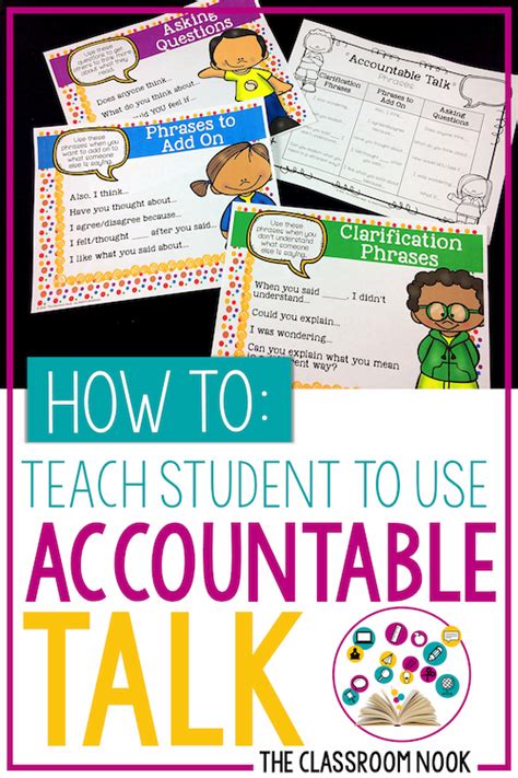 Teaching Your Students To Use Accountable Talk — The Classroom Nook