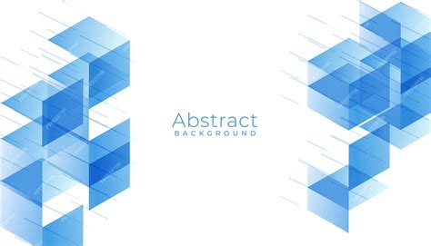 크리 에이 티브 기하학적 육면체 상자 모양 배경 무료 벡터