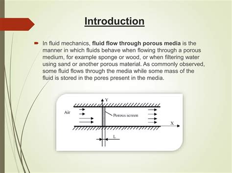 Ch Fluid Flow Through Porous Media PPTX Physics Science