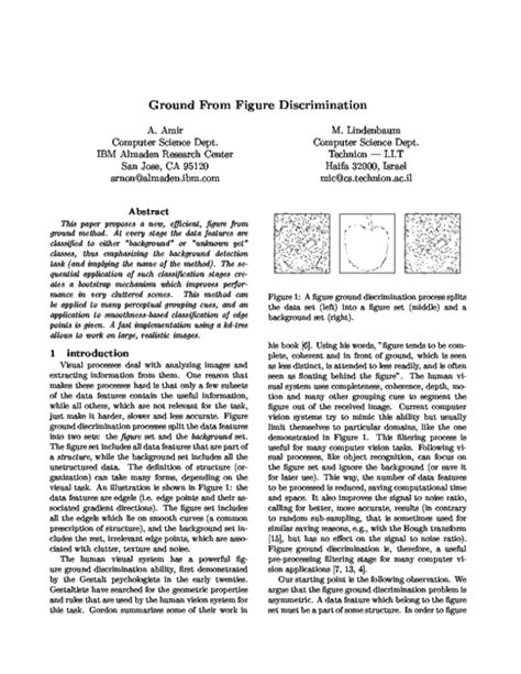 Pdf Ground From Figure Discrimination