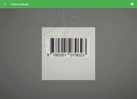 Barcode Scanning Dengan Kamera Built In