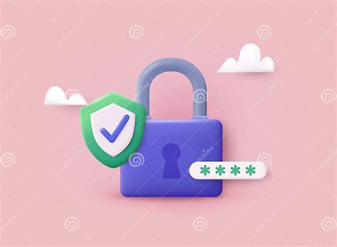 Lock With Shield And Check Mark Data Protection Safety Encryption Protection Privacy