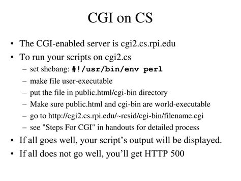ppt cgi programming powerpoint presentation free download id 5675583