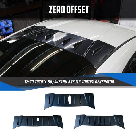 Mp Style Vortex Generator For Toyota 86 Zn6 Subaru Brz Zc6 2012
