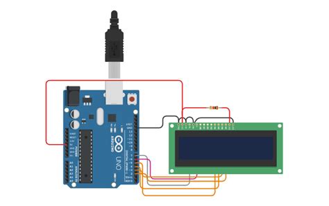 Circuit Design Lcd Tinkercad