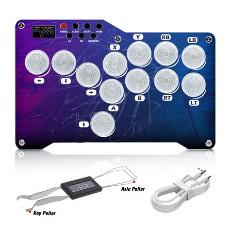 Buy Gaming Keypad Gamepad Leverless Controller Arcade Stick Supports Socd And Oled Display