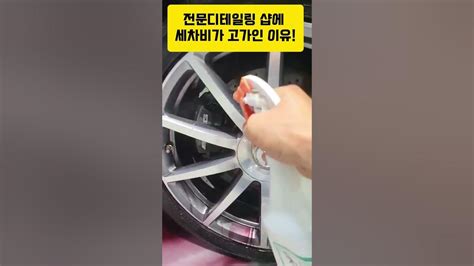 전문 디테일링샵에 세차비가 고가인 이유세차 세차장 세차브이로그 디테일링세차 안산 수원 차량 Youtube
