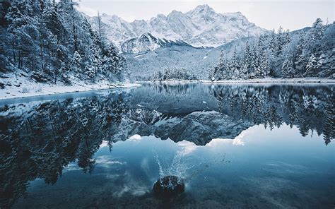 Lake Winter 4k