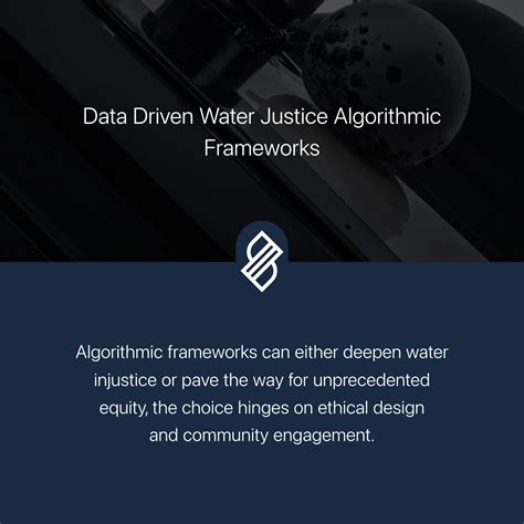 Data Driven Water Justice Algorithmic Frameworks → Scenario