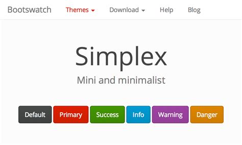 Bootswatch Free Themes For Bootstrap