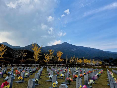 김삼진 • 安息 • 마지막 장례 어머님 유분을 아버님 곁으로 안겨 드렸다 현충원 직원분들의 Facebook