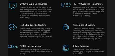 Autel Robotics Smart Controller V3 [only Supported Aircrafts Evo Ii V3 Skyhawkz Autel