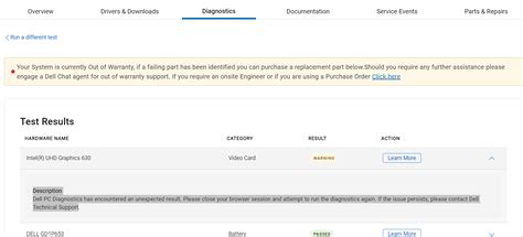‎dell Pc Diagnostics Video Card Warning Dell Technologies