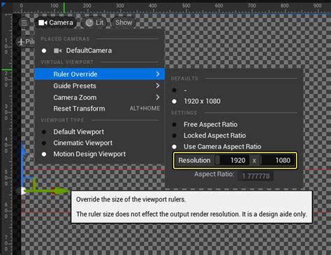 Your First Graphic With Motion Design In Unreal Engine Unreal Engine Documentation Epic