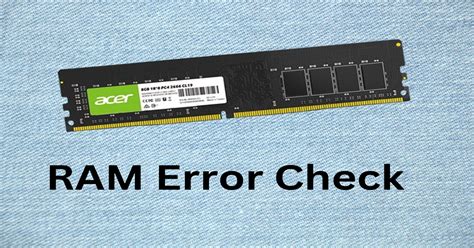 How To Test And Replace Faulty Ram