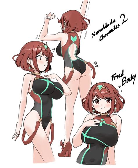 Fried Bocky Pyra Pro Swimmer Xenoblade Pyra Xenoblade Xenoblade Chronicles Series