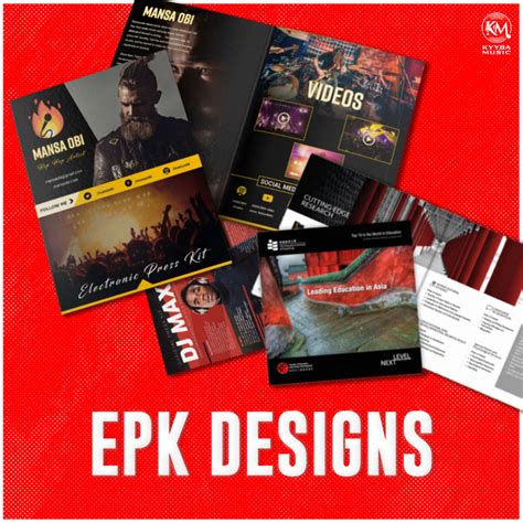 Electronic Press Kit Epk Design Service