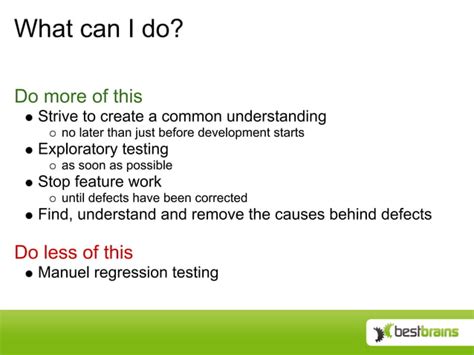 From Defect Reporting To Defect Prevention Ppt
