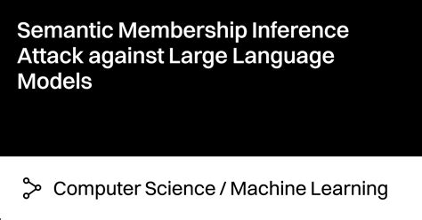 Semantic Membership Inference Attack Against Large Language Models
