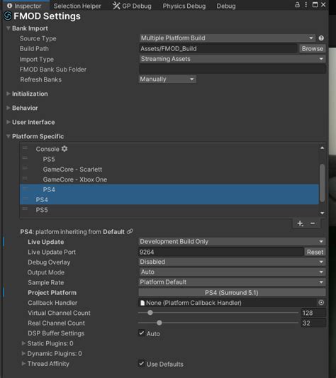 Help Banks Not Loading I Think I Messed Up My Fmod Settings Unity