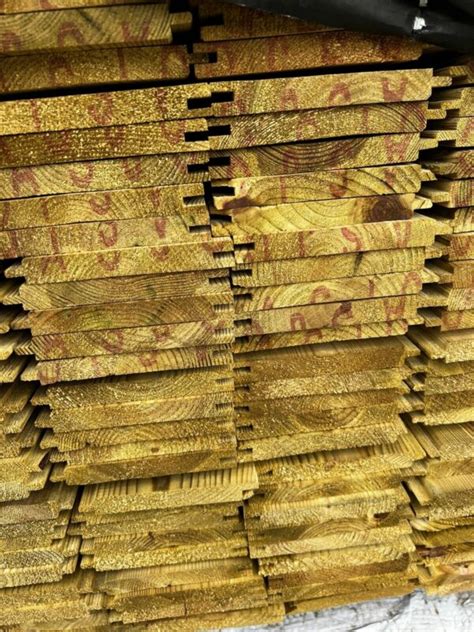 T G Cladding 15mm Matchboard Treated Tanalised Tongue And Groove 4 2m