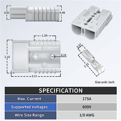 Snapklik Com RVBOATPAT Battery Quick Connect Disconnect Connector