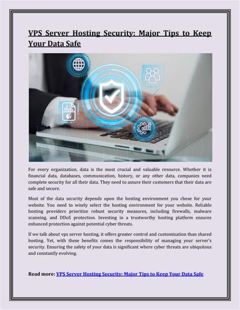 Vps Server Hosting Security Major Tips To Keep Your Data Safepdf Web