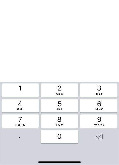 On Ios The Numeric Keyboard Is Displayed Without The Return Button While Focusing On An Entry
