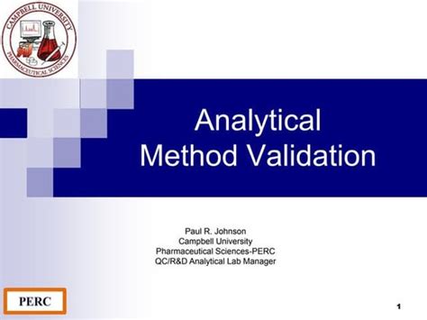 Analytical Method Validation And Validation Of Hplc Ppt Chemistry Science