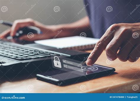 Cyber Security In Two Step Verification Login User Identification Information Security And