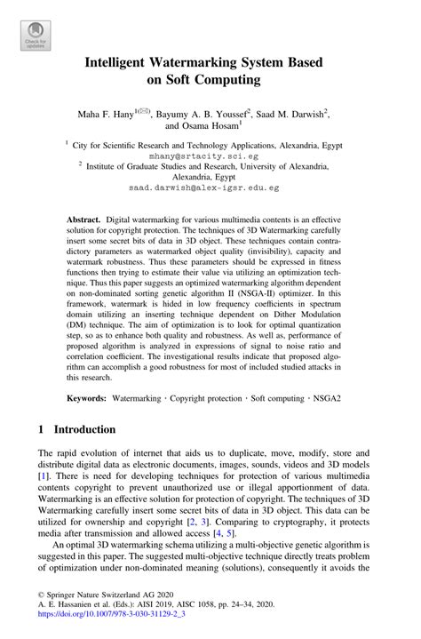 pdf intelligent watermarking system based on soft computing