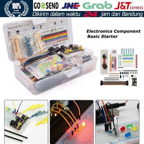 Jual Ab20 1 Set Kit Paket Elemen Arduino Uno R3 Untuk Pemula R3