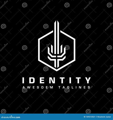 Sword Line Icon Dagger Knife Or Samurai Saber Symbol Outline Style Pictogram On White