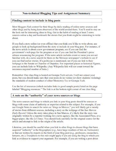 Blog Examples Pdf Examples