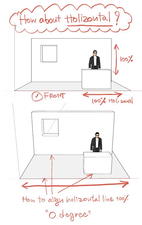 Is There Any Way To Perfectly Align View For Horizontal Line Sketchup Sketchup Community