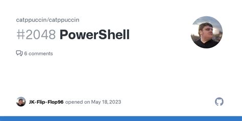 Powershell · Issue 2048 · Catppuccincatppuccin · Github