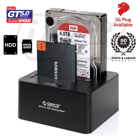 Authentic ORICO Dual Bay SATA To USB External HDD SSD Hard Drive