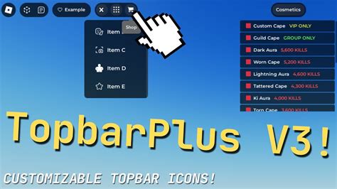 Create Custom Topbar Icons Topbarplus V3 Youtube