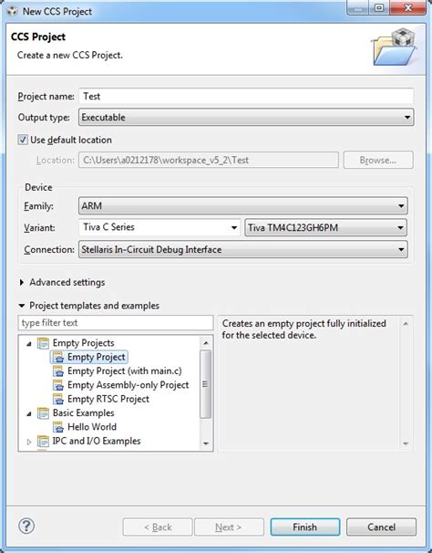 Ccs Tiva Wizard Does Not Add Startup Code Arm Based Microcontrollers