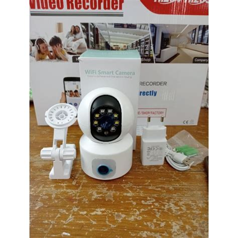 Jual IP CAMERA CCTV WIRELLES ULTRA HD WIFI PTZ WIFI DUAL LENSA 8 MP DOBLE LIGHT APLIKASI ICSEE