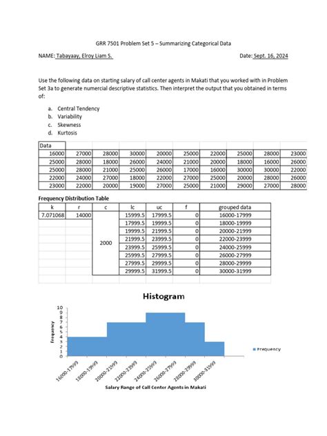 Grr 7501 Learner Centered Activity Problem Set 5 Pdf Skewness